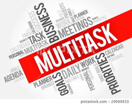MULTITASK word cloud - Stock Illustration [29089810] - PIXTA