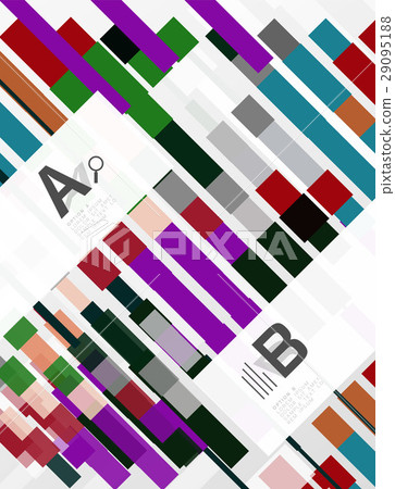 Abstract geometrical texture with infographic - Stock Illustration ...