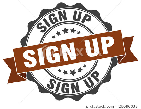 sign up stamp. sign. seal - Stock Illustration [29096033] - PIXTA
