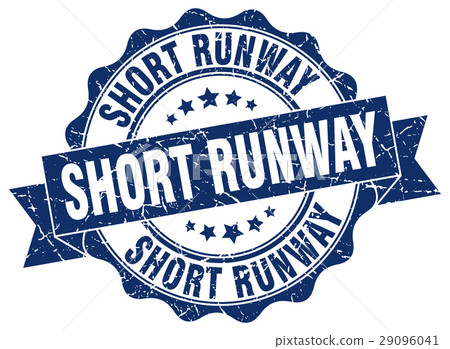 short runway stamp. sign. seal - Stock Illustration [29096041] - PIXTA