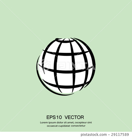 Pictograph of globe - Stock Illustration [29117589] - PIXTA