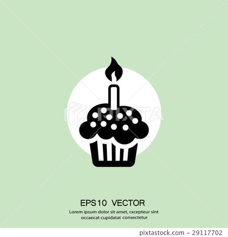 Pictograph of cake - Stock Illustration [29117702] - PIXTA