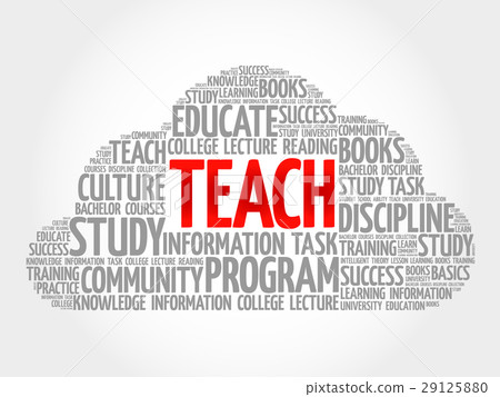 TEACH word cloud collage - Stock Illustration [29125880] - PIXTA