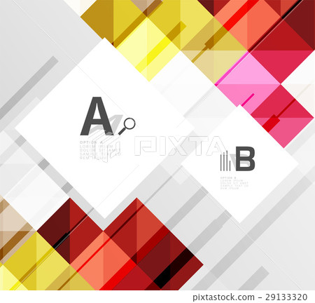 Minimalistic square shapes abstract background - Stock Illustration ...