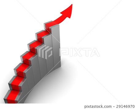 rising charts - Stock Illustration [29146970] - PIXTA
