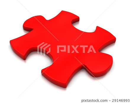 single puzzle block - Stock Illustration [29146993] - PIXTA