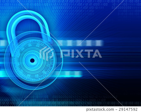 abstract background with lock - Stock Illustration [29147592] - PIXTA