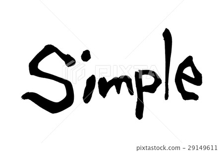 Brush character simple simple illustration - Stock Illustration ...