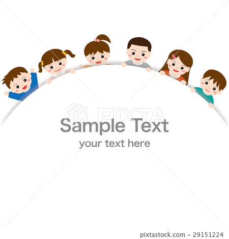 Children Copy Space - Stock Illustration [29151224] - PIXTA