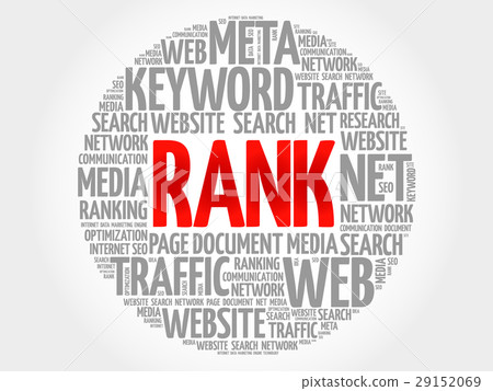 RANK word cloud collage-插圖素材 [29152069] - PIXTA圖庫
