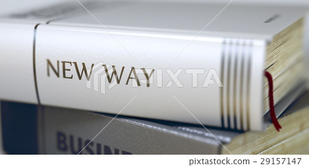 Book Title of New Way. 3d. - Stock Illustration [29157147] - PIXTA
