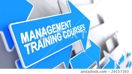 Management Training Courses - Text on the Blue - Stock Illustration ...
