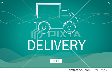 Delivery Truck Good Distribution Services-插圖素材 [29174423] - PIXTA圖庫