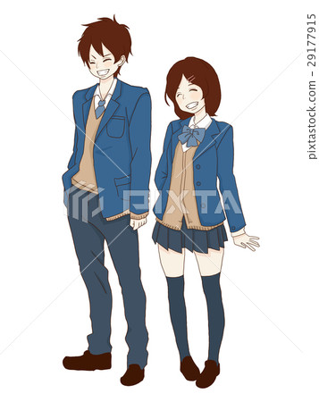 High school student - Stock Illustration [29177915] - PIXTA