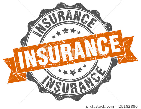 insurance stamp. sign. seal - Stock Illustration [29182886] - PIXTA