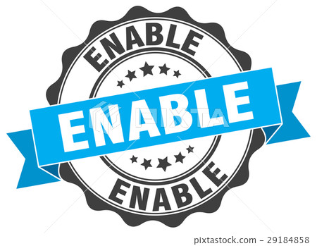 enable stamp. sign. seal - Stock Illustration [29184858] - PIXTA