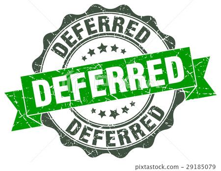 deferred stamp. sign. seal - Stock Illustration [29185079] - PIXTA
