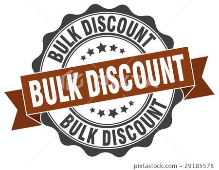 bulk discount stamp. sign. seal - Stock Illustration [29185578] - PIXTA