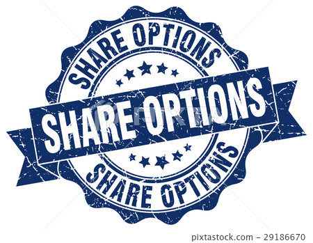 share options stamp. sign. seal - Stock Illustration [29186670] - PIXTA