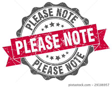 please note stamp. sign. seal - Stock Illustration [29186957] - PIXTA