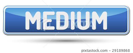 MEDIUM - Abstract beautiful button with text. - Stock Illustration ...