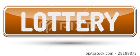 LOTTERY - Abstract beautiful button with text. - Stock Illustration ...