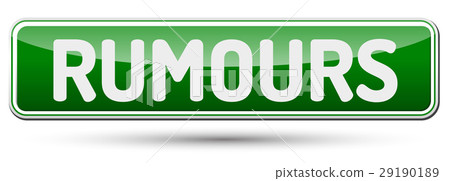 RUMORS - Abstract beautiful button with text. - Stock Illustration ...
