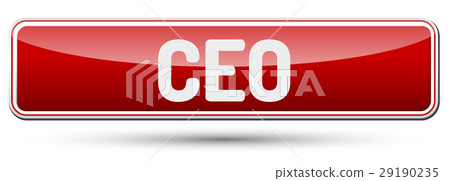CEO - Abstract beautiful button with text. - Stock Illustration ...