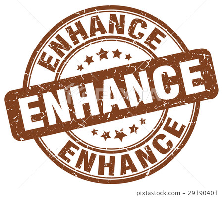 enhance brown grunge stamp - Stock Illustration [29190401] - PIXTA