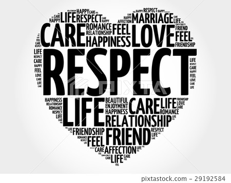 Respect word cloud collage - Stock Illustration [29192584] - PIXTA