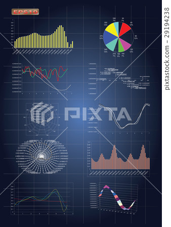The different graphics - Stock Illustration [29194238] - PIXTA
