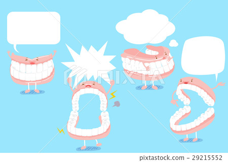cute cartoon denture - Stock Illustration [29215552] - PIXTA