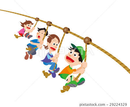 Tarzan rope, athletics, field athletics,... - Stock Illustration ...