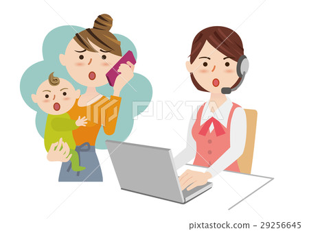 Maternal and child support - Stock Illustration [29256645] - PIXTA