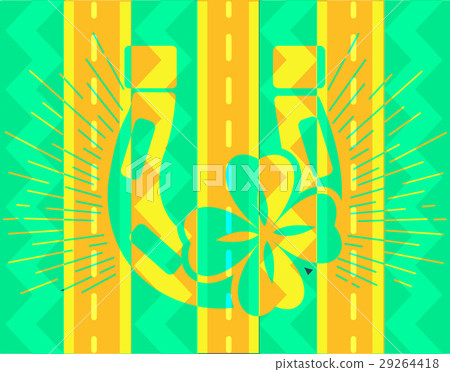 Abstract icon of good luck - Stock Illustration [29264418] - PIXTA