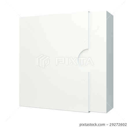 Empty package isolated on white background. - Stock Illustration ...