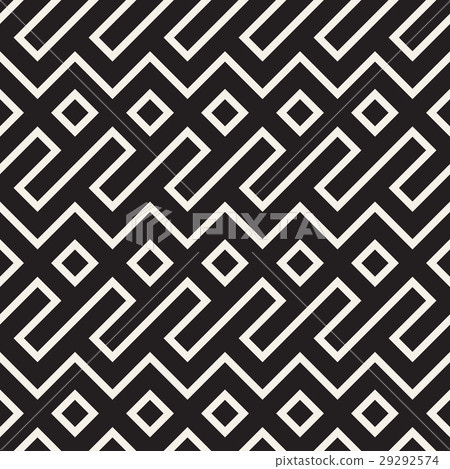 Maze Tangled Lines Contemporary Graphic. Abstract - Stock Illustration ...