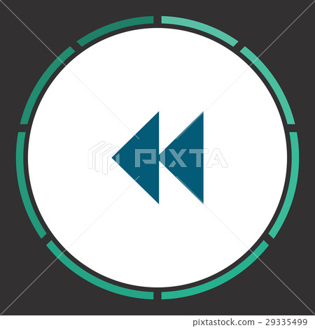 Rewinding Icon Vector - Stock Illustration [29335499] - PIXTA