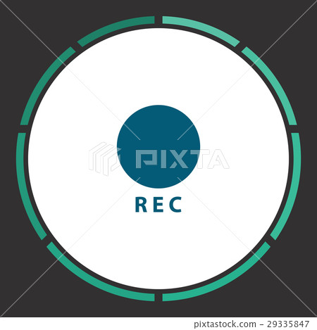 Record Icon Vector-插圖素材 [29335847] - PIXTA圖庫