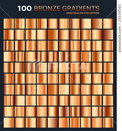 Bronze gradient,pattern,template.Set of colors for - Stock Illustration ...