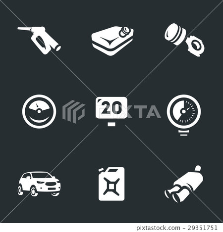 Vector Set of Car Fuel. - Stock Illustration [29351751] - PIXTA