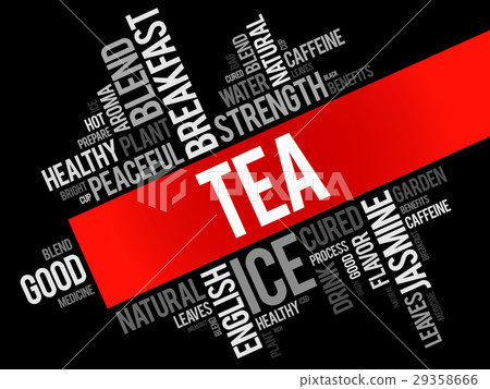 TEA word cloud collage - Stock Illustration [29358666] - PIXTA