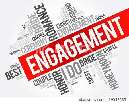 Engagement word cloud collage - Stock Illustration [29358685] - PIXTA