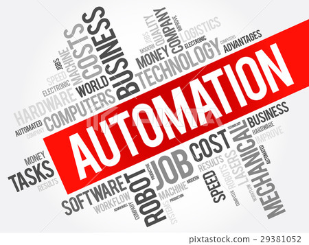 Automation word cloud collage - Stock Illustration [29381052] - PIXTA