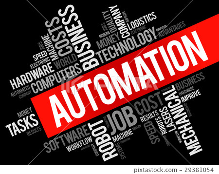 Automation word cloud collage - Stock Illustration [29381054] - PIXTA