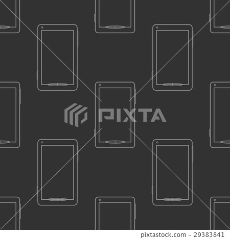Mobile phones seamless pattern - Stock Illustration [29383841] - PIXTA