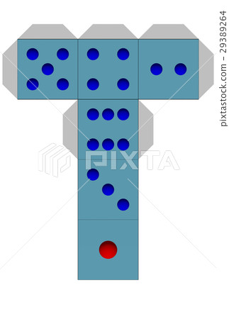 Development of dice - Stock Illustration [29389264] - PIXTA