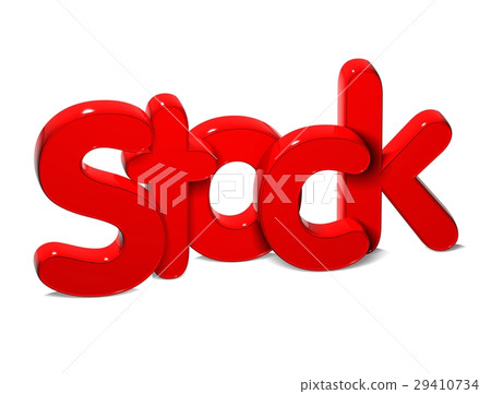 3D Word Stock over white background. - Stock Illustration [29410734 ...