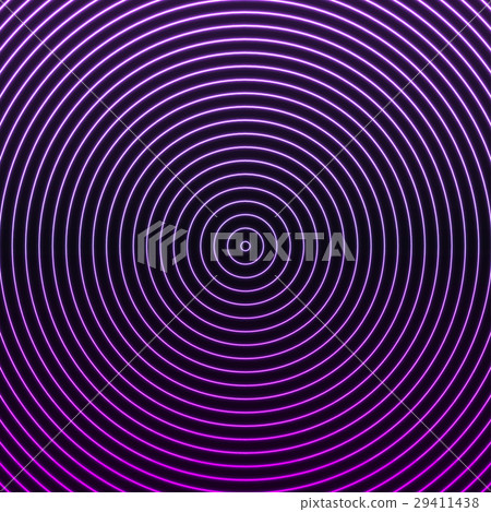 Hypnosis glowing neon circles. - Stock Illustration [29411438] - PIXTA