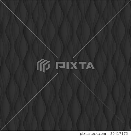 Black texture abstract pattern seamless. Wave - Stock Illustration ...